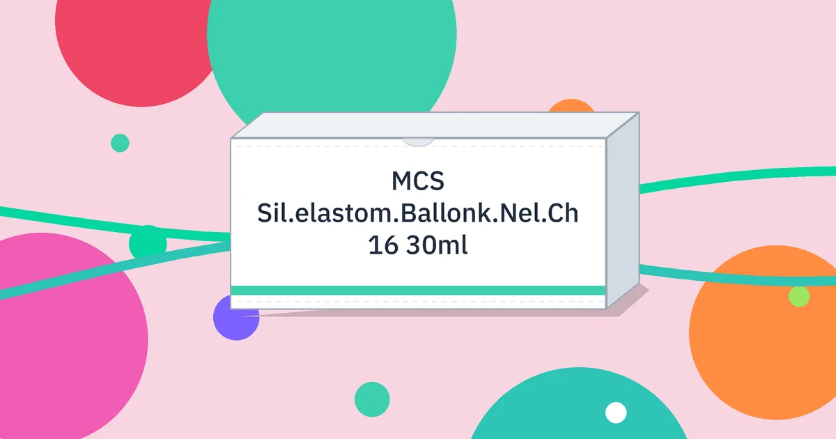 Symbolbild: Packung mit der Aufschrift MCS Sil.elastom.Ballonk.Nel.Ch 16 30ml (PZN 04802334) – Verfügbarkeit und Bezug in Apotheken in Frankfurt am Main
