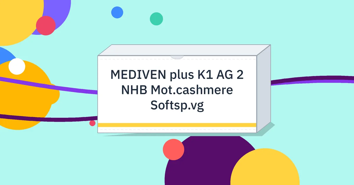 Symbolbild: Packung mit der Aufschrift MEDIVEN plus K1 AG 2 NHB Mot.cashmere Softsp.vg (PZN 15915366) – Verfügbarkeit und Bezug in Apotheken in Frankfurt am Main