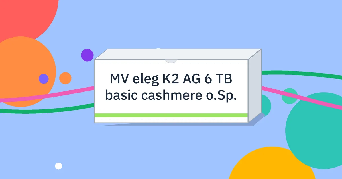 Symbolbild: Packung mit der Aufschrift MV eleg K2 AG 6 TB basic cashmere o.Sp. (PZN 14680895) – Verfügbarkeit und Bezug in Apotheken in Frankfurt am Main