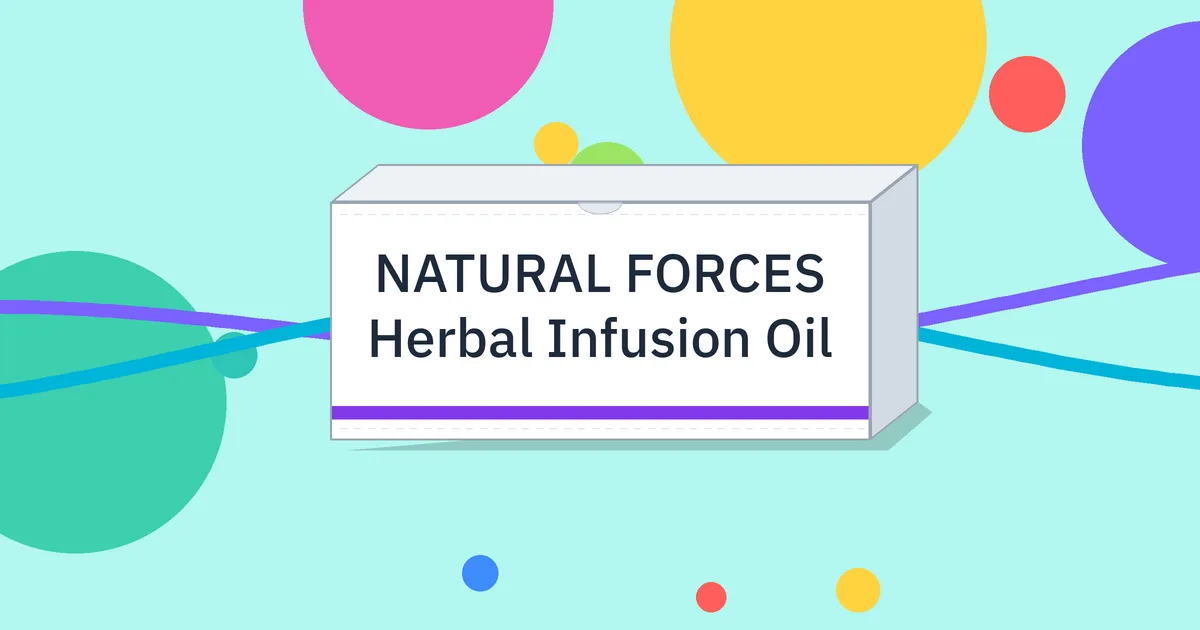 Symbolbild: Packung mit der Aufschrift NATURAL FORCES Herbal Infusion Oil (PZN 11287140) – Verfügbarkeit und Bezug in Apotheken in Frankfurt am Main