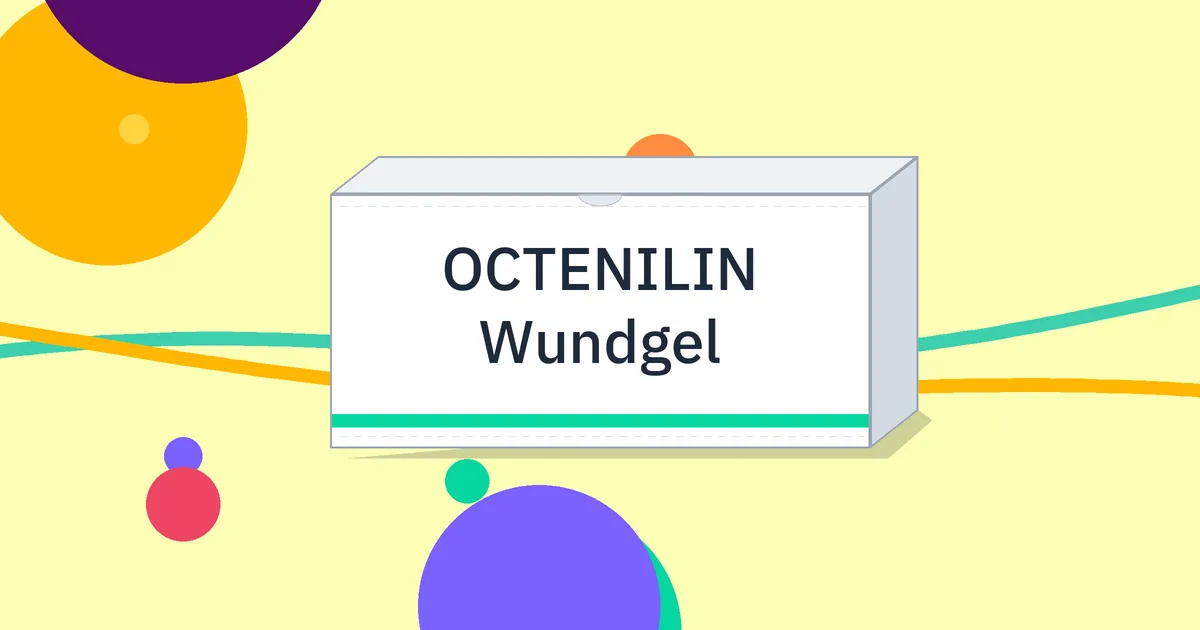 Symbolbild: Packung mit der Aufschrift OCTENILIN Wundgel (PZN 11314285) – Verfügbarkeit und Bezug in Apotheken in Frankfurt am Main