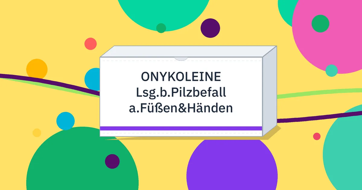 Symbolbild: Packung mit der Aufschrift ONYKOLEINE Lsg.b.Pilzbefall a.Füßen&Händen (PZN 07425205) – Verfügbarkeit und Bezug in Apotheken in Frankfurt am Main