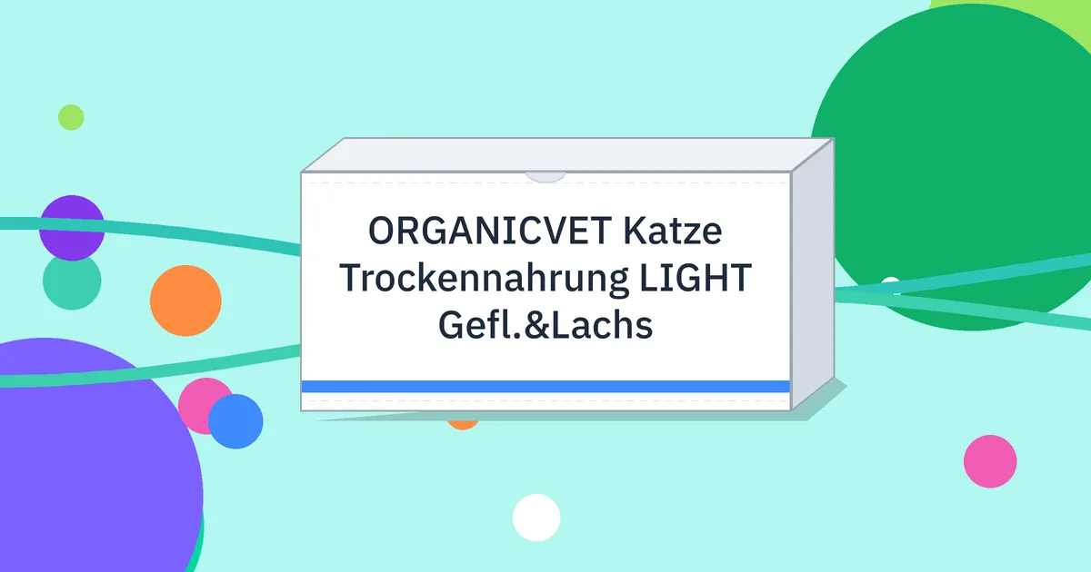 Symbolbild: Packung mit der Aufschrift ORGANICVET Katze Trockennahrung LIGHT Gefl.&Lachs (PZN 10921818) – Verfügbarkeit und Bezug in Apotheken in Frankfurt am Main