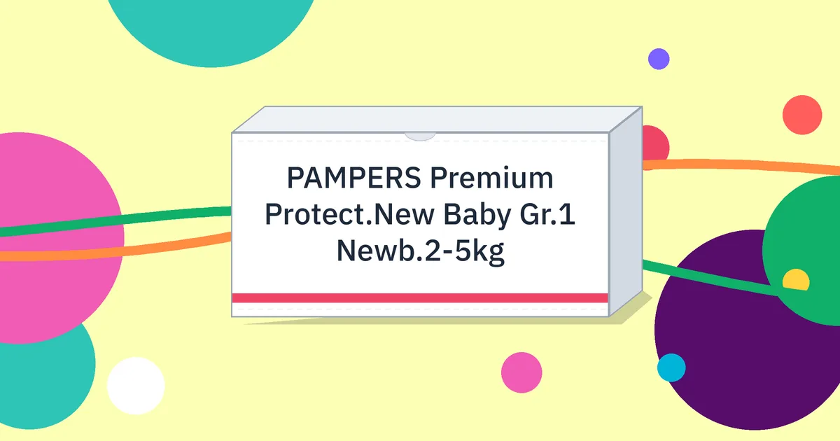 Symbolbild: Packung mit der Aufschrift PAMPERS Premium Protect.New Baby Gr.1 Newb.2-5kg (PZN 17970837) – Verfügbarkeit und Bezug in Apotheken in Frankfurt am Main