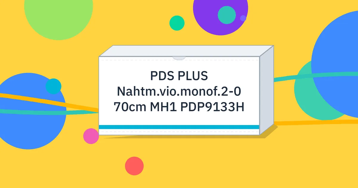 Symbolbild: Packung mit der Aufschrift PDS PLUS Nahtm.vio.monof.2-0 70cm MH1 PDP9133H (PZN 16147596) – Verfügbarkeit und Bezug in Apotheken in Frankfurt am Main