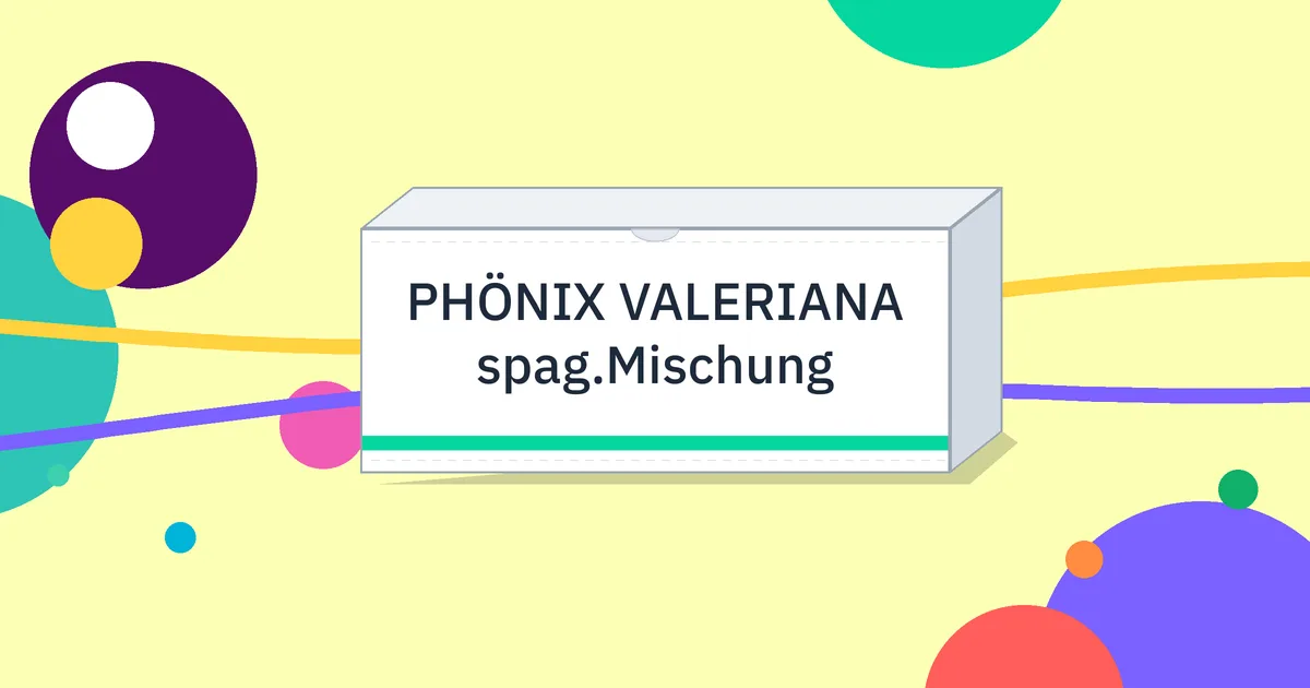 Symbolbild: Packung mit der Aufschrift PHÖNIX VALERIANA spag.Mischung (PZN 04224015) – Verfügbarkeit und Bezug in Apotheken in Frankfurt am Main