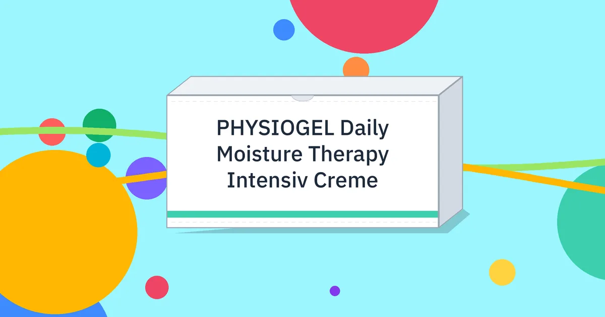 Symbolbild: Packung mit der Aufschrift PHYSIOGEL Daily Moisture Therapy Intensiv Creme (PZN 04361120) – Verfügbarkeit und Bezug in Apotheken in Frankfurt am Main