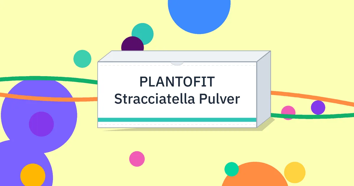 Symbolbild: Packung mit der Aufschrift PLANTOFIT Stracciatella Pulver (PZN 06578510) – Verfügbarkeit und Bezug in Apotheken in Frankfurt am Main