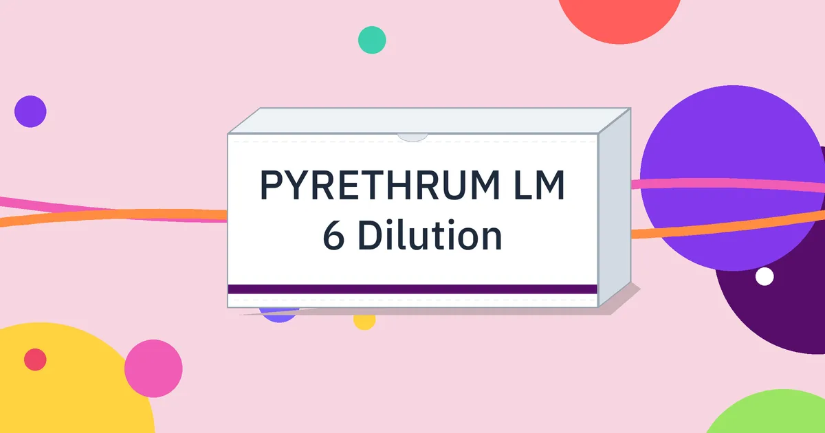 Symbolbild: Packung mit der Aufschrift PYRETHRUM LM 6 Dilution (PZN 13671687) – Verfügbarkeit und Bezug in Apotheken in Frankfurt am Main