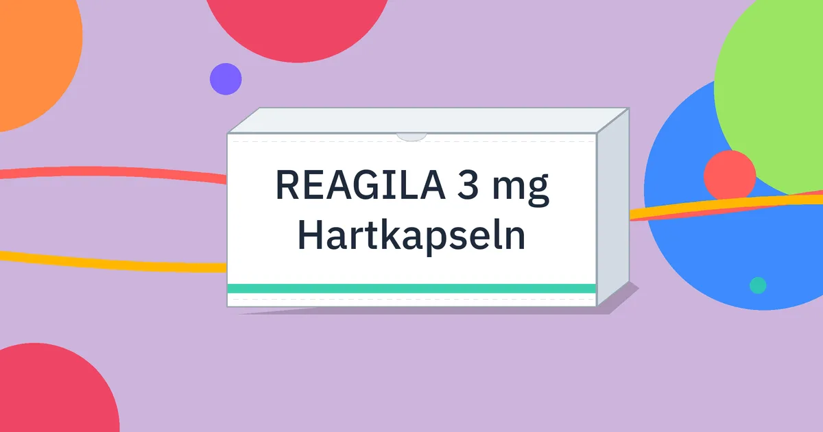 Symbolbild: Packung mit der Aufschrift REAGILA 3 mg Hartkapseln (PZN 14016542) – Verfügbarkeit und Bezug in Apotheken in Frankfurt am Main