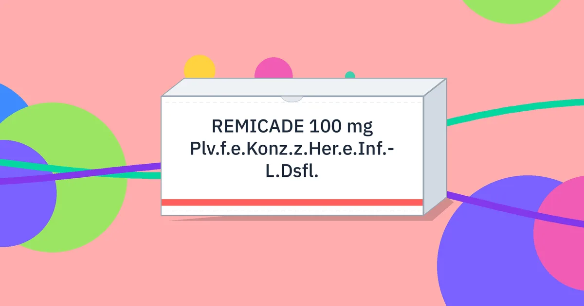 Symbolbild: Packung mit der Aufschrift REMICADE 100 mg Plv.f.e.Konz.z.Her.e.Inf.-L.Dsfl. (PZN 16383233) – Verfügbarkeit und Bezug in Apotheken in Frankfurt am Main
