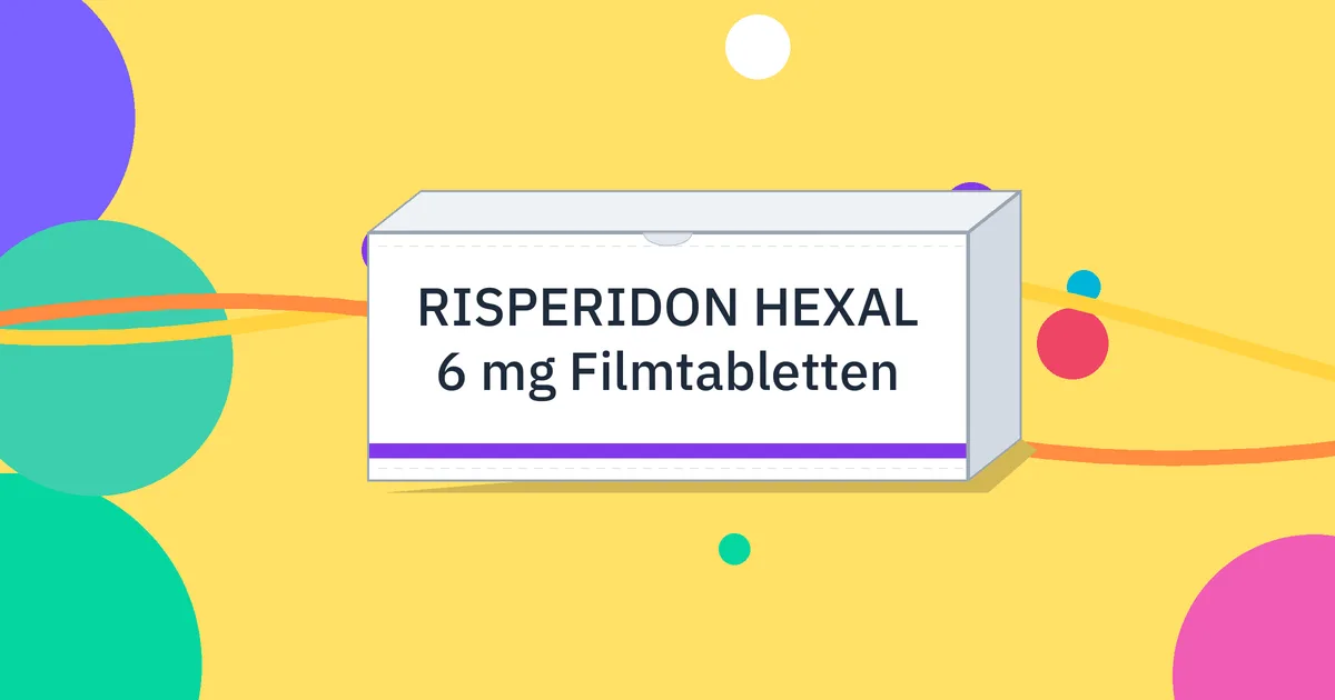 Symbolbild: Packung mit der Aufschrift RISPERIDON HEXAL 6 mg Filmtabletten (PZN 04230932) – Verfügbarkeit und Bezug in Apotheken in Frankfurt am Main