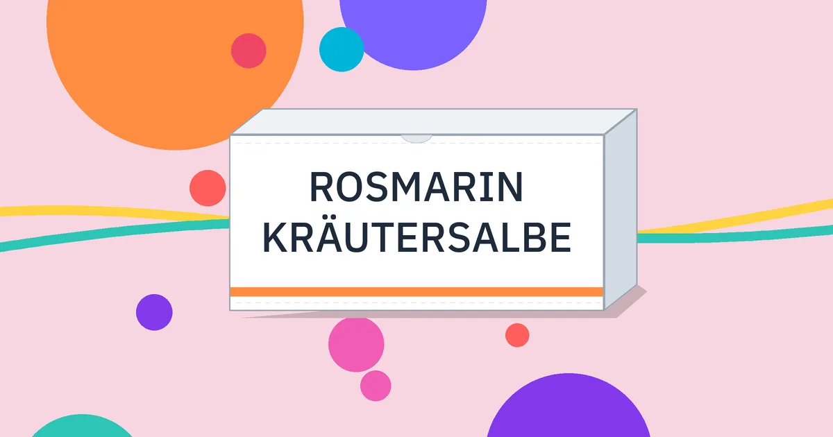 Symbolbild: Packung mit der Aufschrift ROSMARIN KRÄUTERSALBE (PZN 02515493) – Verfügbarkeit und Bezug in Apotheken in Frankfurt am Main