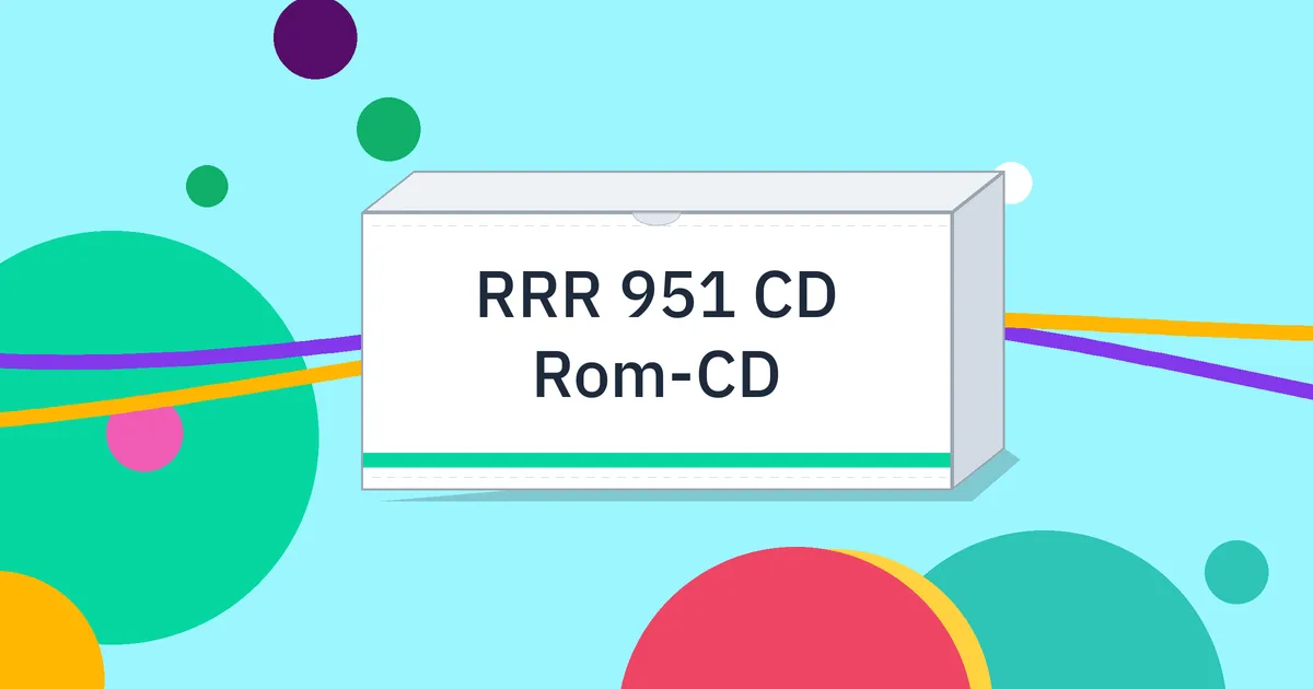 Symbolbild: Packung mit der Aufschrift RRR 951 CD Rom-CD (PZN 05975982) – Verfügbarkeit und Bezug in Apotheken in Frankfurt am Main