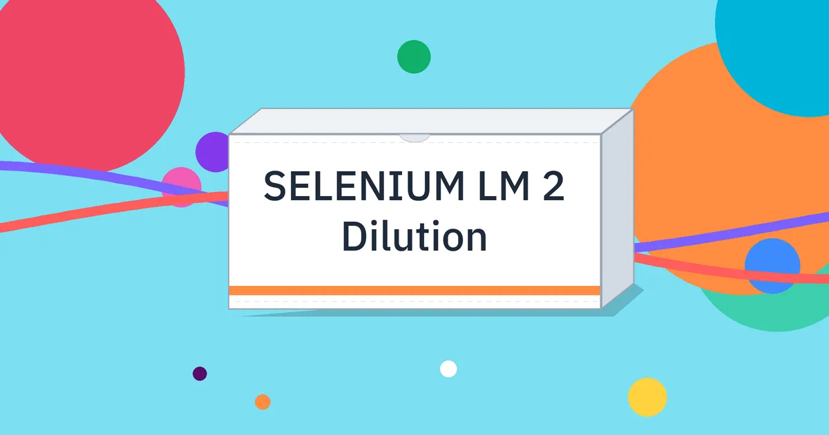 Symbolbild: Packung mit der Aufschrift SELENIUM LM 2 Dilution (PZN 13185662) – Verfügbarkeit und Bezug in Apotheken in Frankfurt am Main