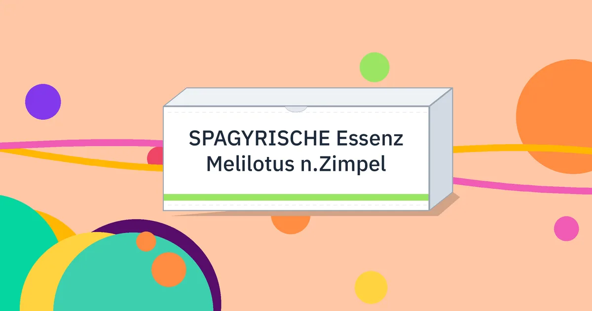 Symbolbild: Packung mit der Aufschrift SPAGYRISCHE Essenz Melilotus n.Zimpel (PZN 00917247) – Verfügbarkeit und Bezug in Apotheken in Frankfurt am Main