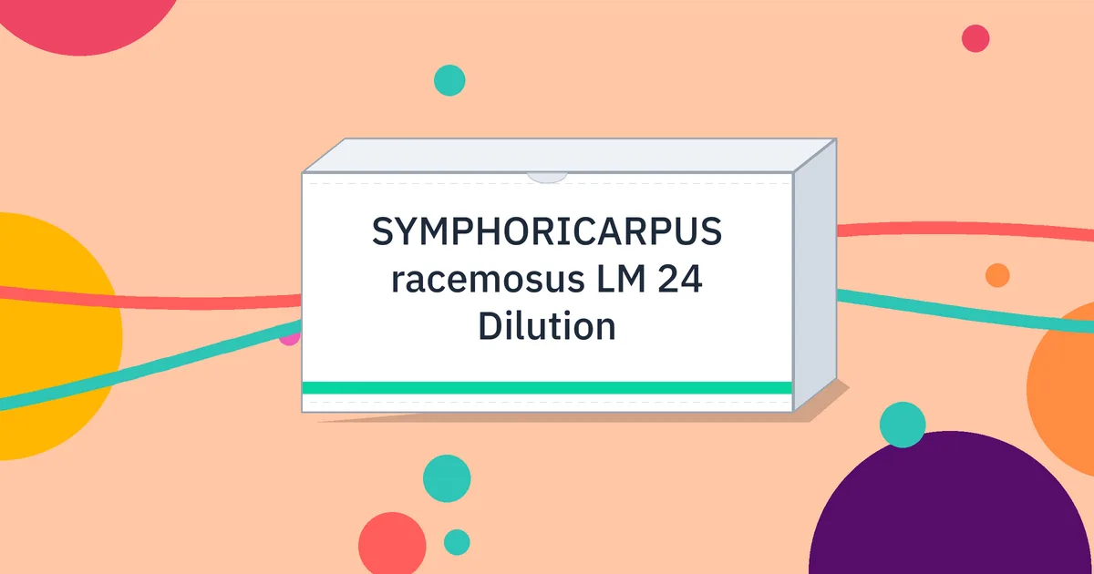 Symbolbild: Packung mit der Aufschrift SYMPHORICARPUS racemosus LM 24 Dilution (PZN 13211388) – Verfügbarkeit und Bezug in Apotheken in Frankfurt am Main