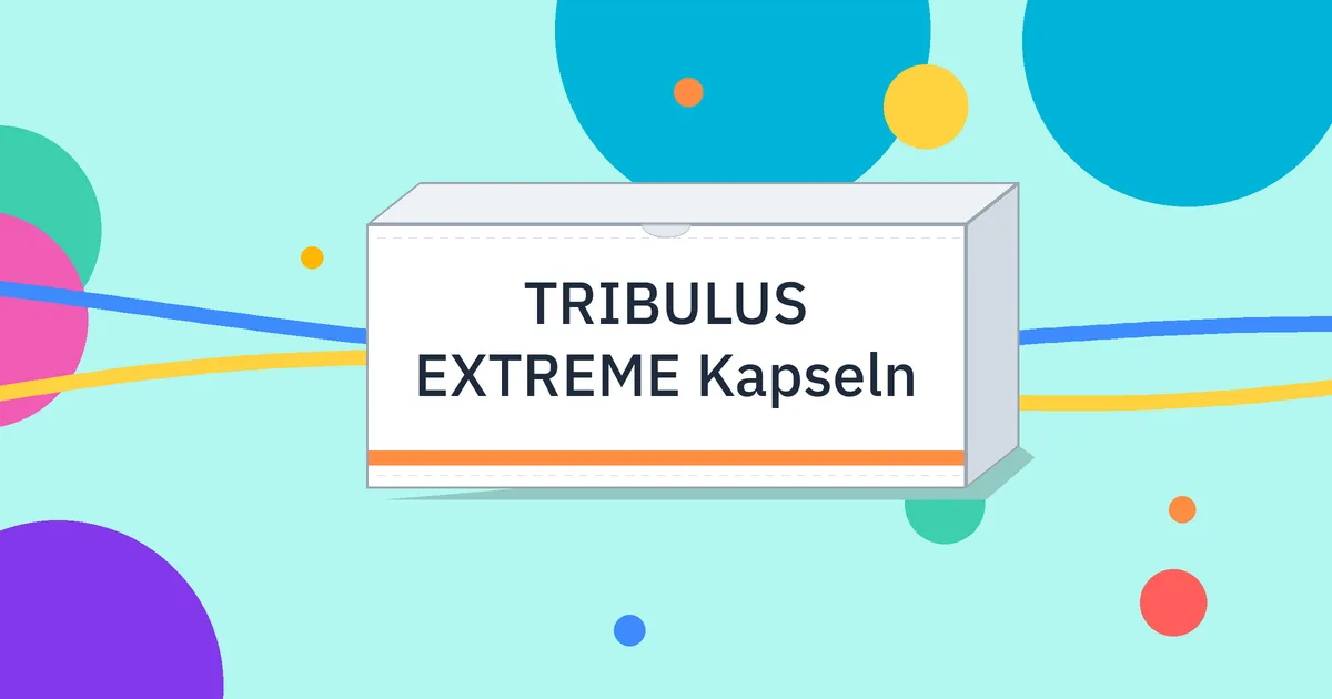 Symbolbild: Packung mit der Aufschrift TRIBULUS EXTREME Kapseln (PZN 04705329) – Verfügbarkeit und Bezug in Apotheken in Frankfurt am Main