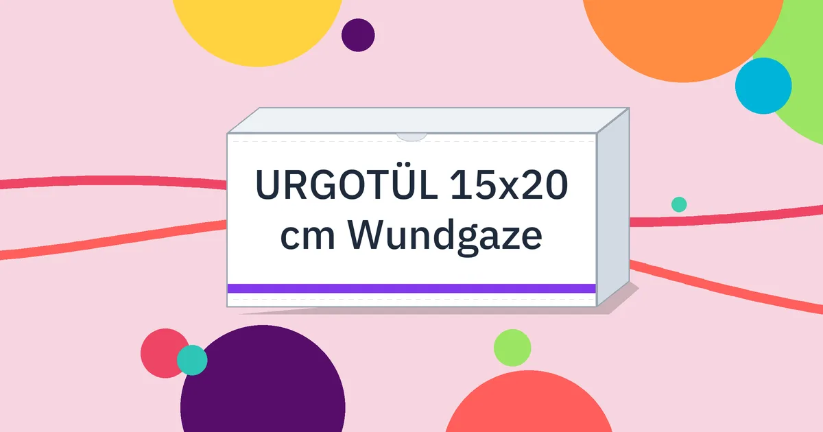 Symbolbild: Packung mit der Aufschrift URGOTÜL 15x20 cm Wundgaze (PZN 19708486) – Verfügbarkeit und Bezug in Apotheken in Frankfurt am Main