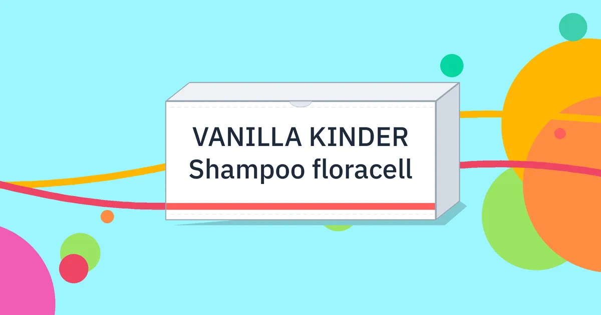 Symbolbild: Packung mit der Aufschrift VANILLA KINDER Shampoo floracell (PZN 00072028) – Verfügbarkeit und Bezug in Apotheken in Frankfurt am Main