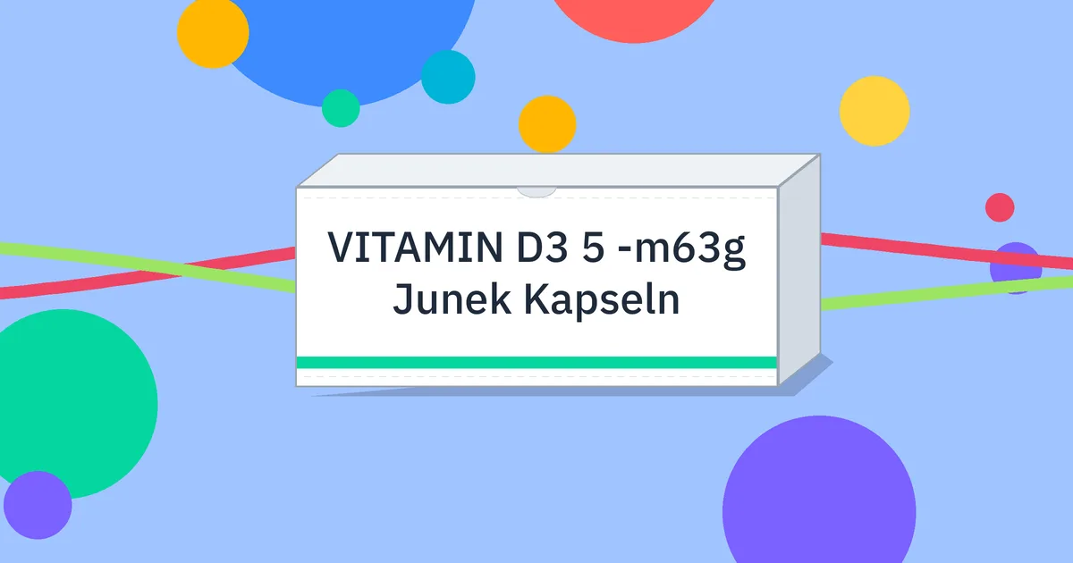 Symbolbild: Packung mit der Aufschrift VITAMIN D3 5 -m63g Junek Kapseln (PZN 10053411) – Verfügbarkeit und Bezug in Apotheken in Frankfurt am Main