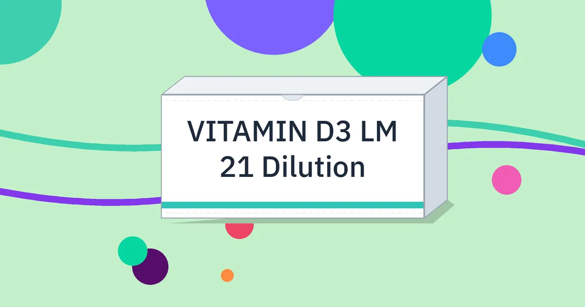 Symbolbild: Packung mit der Aufschrift VITAMIN D3 LM 21 Dilution (PZN 13278949) – Verfügbarkeit und Bezug in Apotheken in Frankfurt am Main