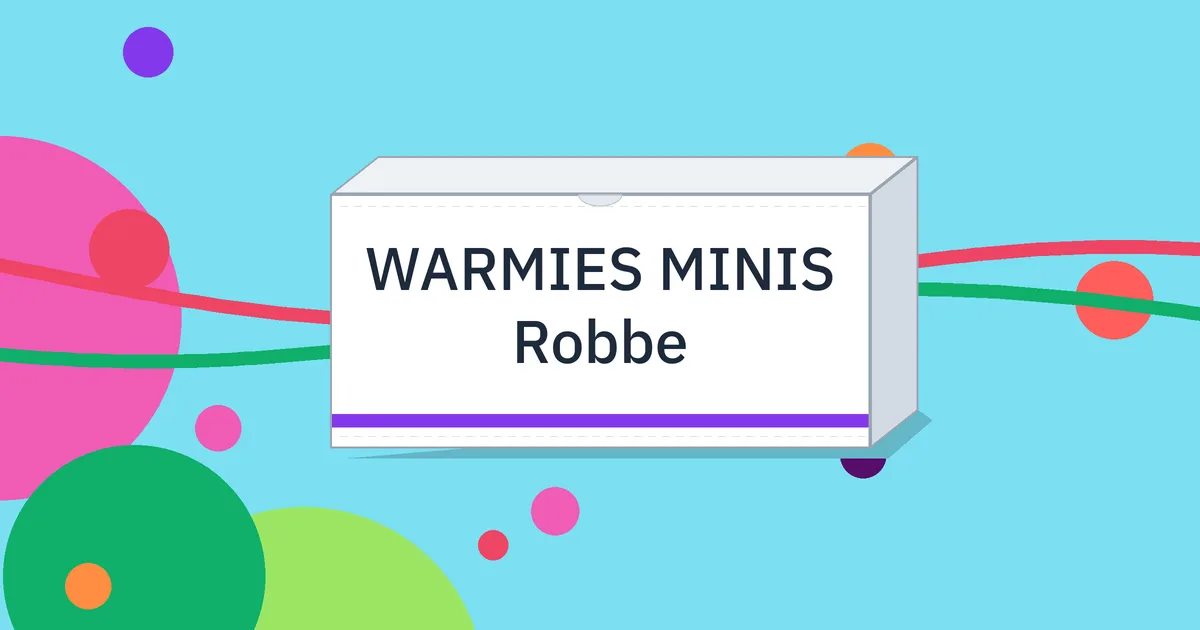 Symbolbild: Packung mit der Aufschrift WARMIES MINIS Robbe (PZN 11684734) – Verfügbarkeit und Bezug in Apotheken in Frankfurt am Main