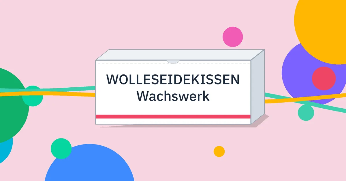 Symbolbild: Packung mit der Aufschrift WOLLESEIDEKISSEN Wachswerk (PZN 07544045) – Verfügbarkeit und Bezug in Apotheken in Frankfurt am Main