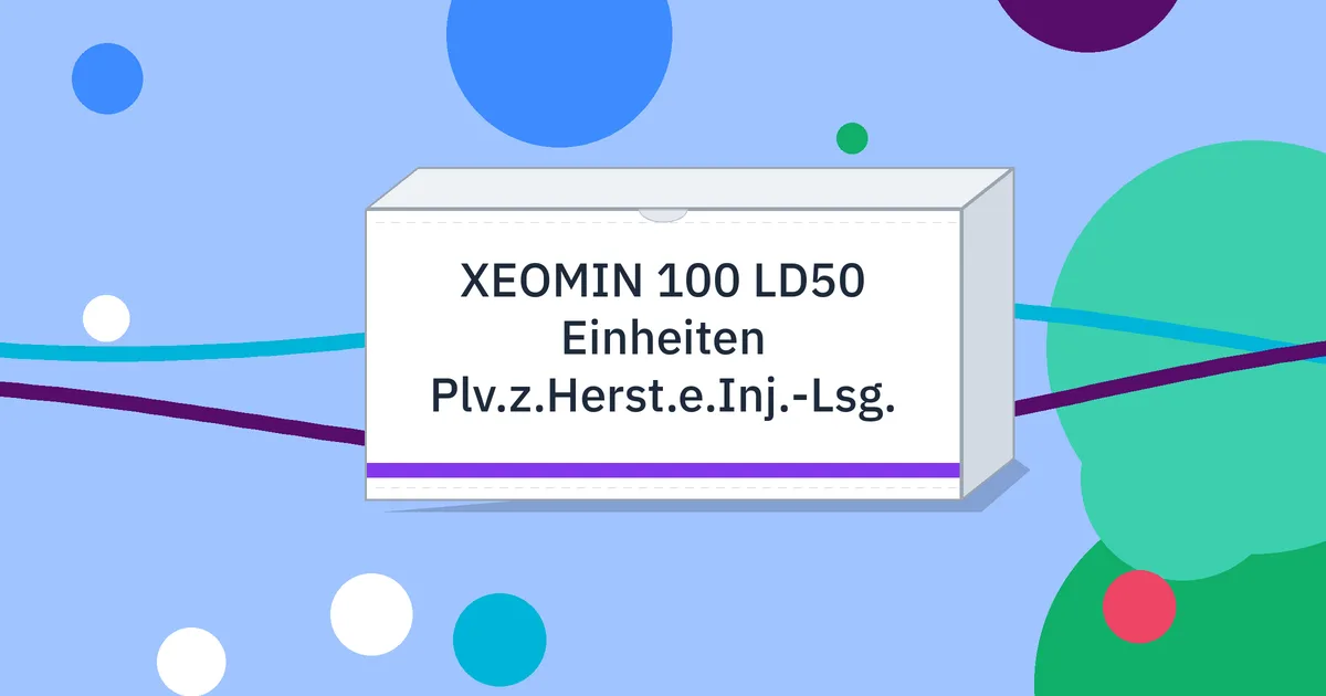 Symbolbild: Packung mit der Aufschrift XEOMIN 100 LD50 Einheiten Plv.z.Herst.e.Inj.-Lsg. (PZN 11347505) – Verfügbarkeit und Bezug in Apotheken in Frankfurt am Main