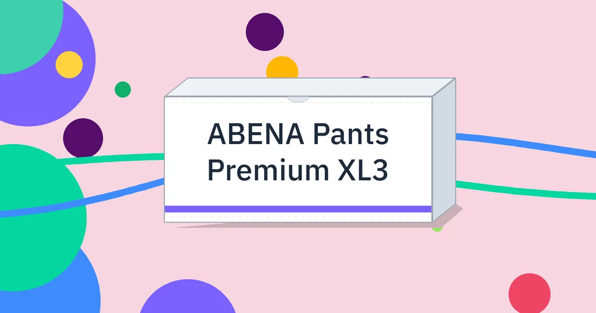 Symbolbild: Packung mit der Aufschrift ABENA Pants Premium XL3 (PZN 20589940) – Verfügbarkeit und Bezug in Apotheken in Frankfurt am Main