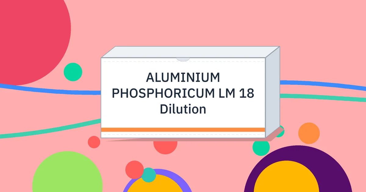 Symbolbild: Packung mit der Aufschrift ALUMINIUM PHOSPHORICUM LM 18 Dilution (PZN 13317230) – Verfügbarkeit und Bezug in Apotheken in Frankfurt am Main