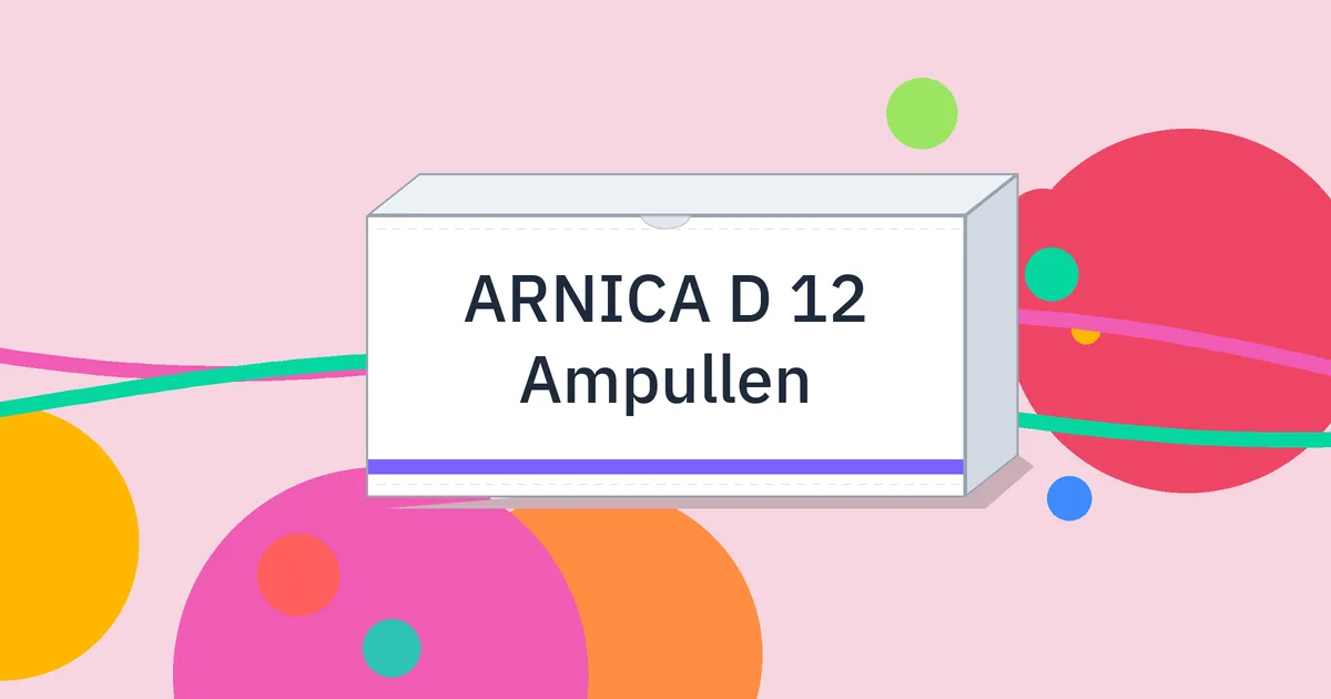 Symbolbild: Packung mit der Aufschrift ARNICA D 12 Ampullen (PZN 11704135) – Verfügbarkeit und Bezug in Apotheken in Frankfurt am Main