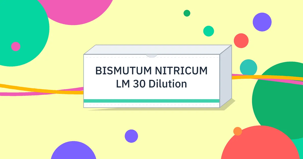Symbolbild: Packung mit der Aufschrift BISMUTUM NITRICUM LM 30 Dilution (PZN 13387331) – Verfügbarkeit und Bezug in Apotheken in Frankfurt am Main