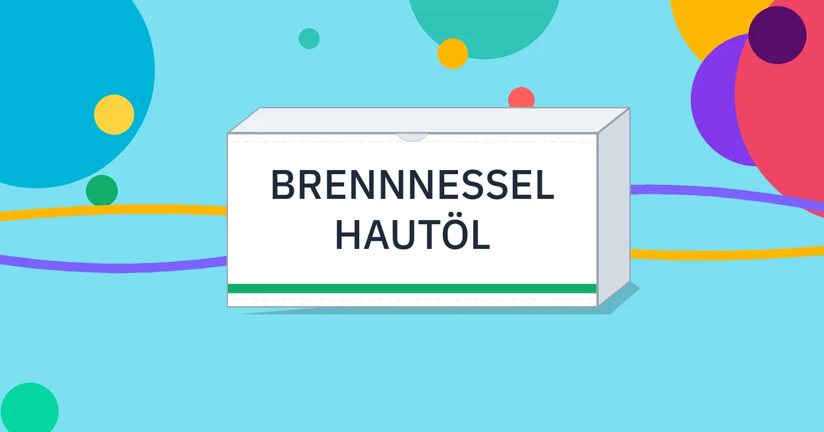 Symbolbild: Packung mit der Aufschrift BRENNNESSEL HAUTÖL (PZN 16325075) – Verfügbarkeit und Bezug in Apotheken in Frankfurt am Main