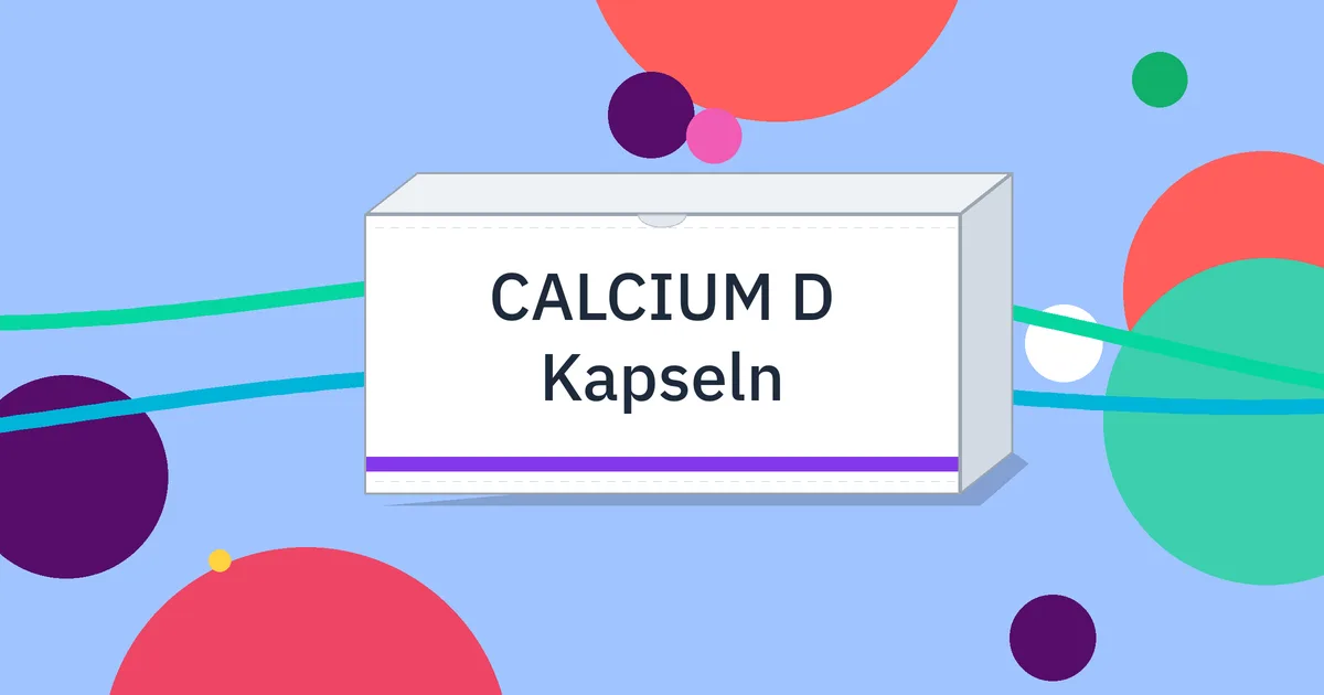 Symbolbild: Packung mit der Aufschrift CALCIUM D Kapseln (PZN 09746244) – Verfügbarkeit und Bezug in Apotheken in Frankfurt am Main