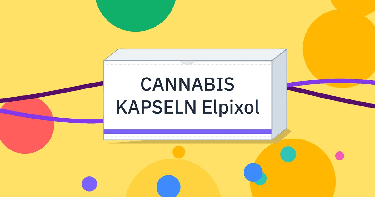 Symbolbild: Packung mit der Aufschrift CANNABIS KAPSELN Elpixol (PZN 18319133) – Verfügbarkeit und Bezug in Apotheken in Frankfurt am Main