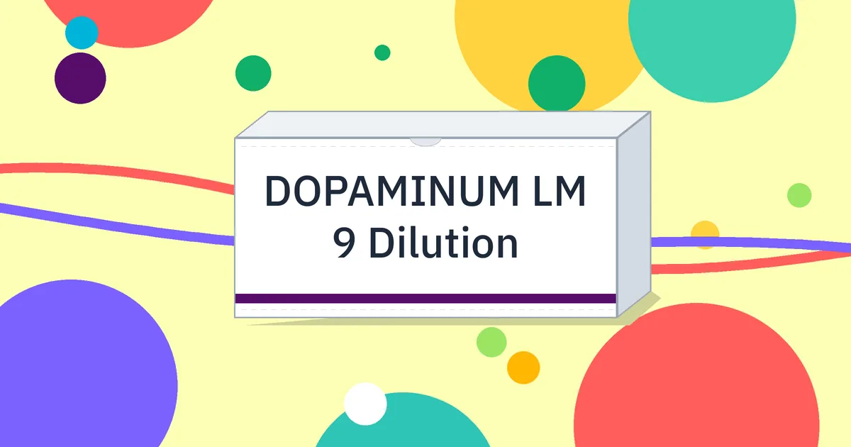 Symbolbild: Packung mit der Aufschrift DOPAMINUM LM 9 Dilution (PZN 12842632) – Verfügbarkeit und Bezug in Apotheken in Frankfurt am Main