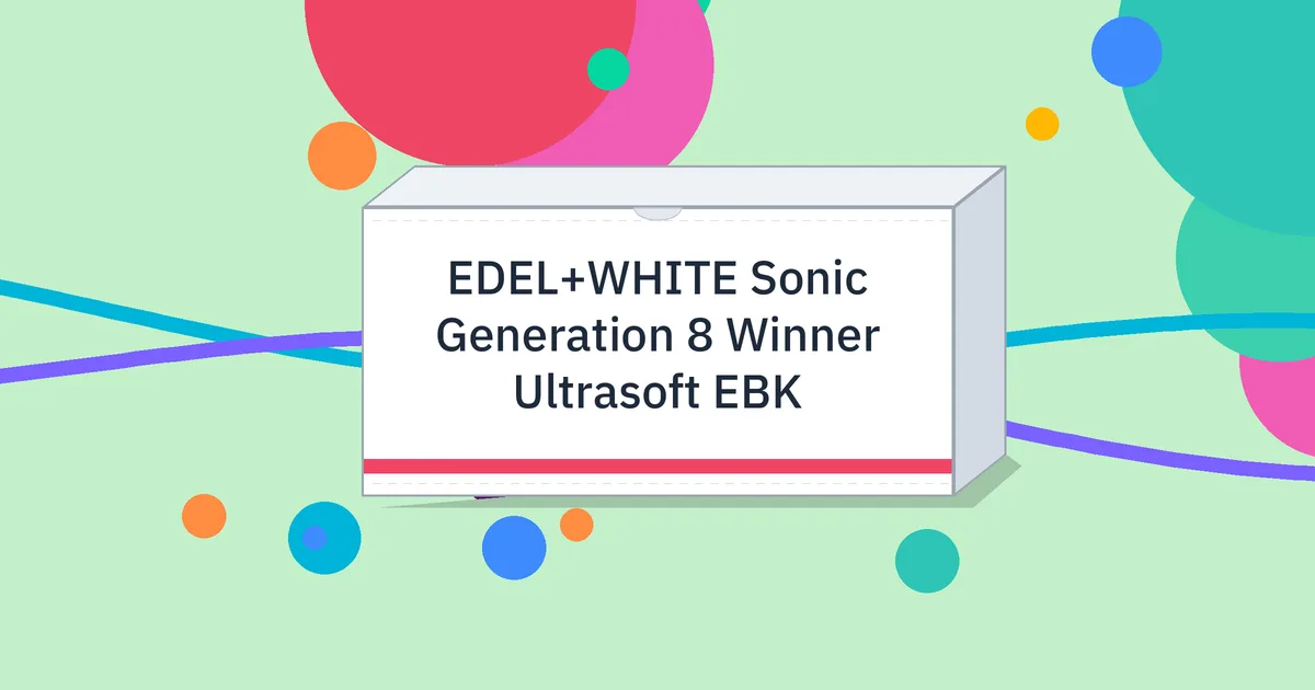 Symbolbild: Packung mit der Aufschrift EDEL+WHITE Sonic Generation 8 Winner Ultrasoft EBK (PZN 17180839) – Verfügbarkeit und Bezug in Apotheken in Frankfurt am Main