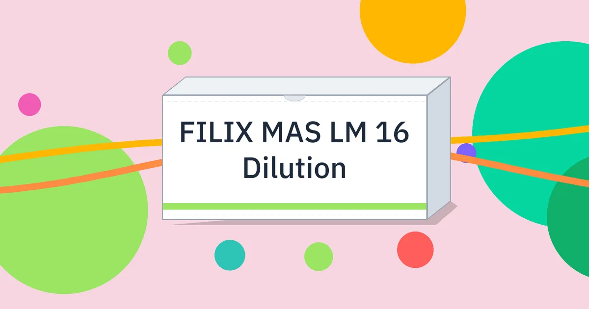 Symbolbild: Packung mit der Aufschrift FILIX MAS LM 16 Dilution (PZN 13488836) – Verfügbarkeit und Bezug in Apotheken in Frankfurt am Main