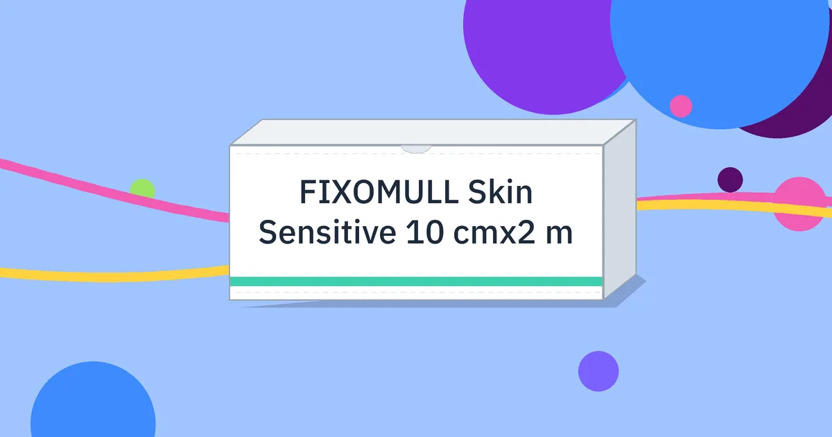 Symbolbild: Packung mit der Aufschrift FIXOMULL Skin Sensitive 10 cmx2 m (PZN 18777373) – Verfügbarkeit und Bezug in Apotheken in Frankfurt am Main