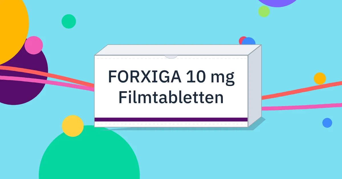 Symbolbild: Packung mit der Aufschrift FORXIGA 10 mg Filmtabletten (PZN 20408157) – Verfügbarkeit und Bezug in Apotheken in Frankfurt am Main
