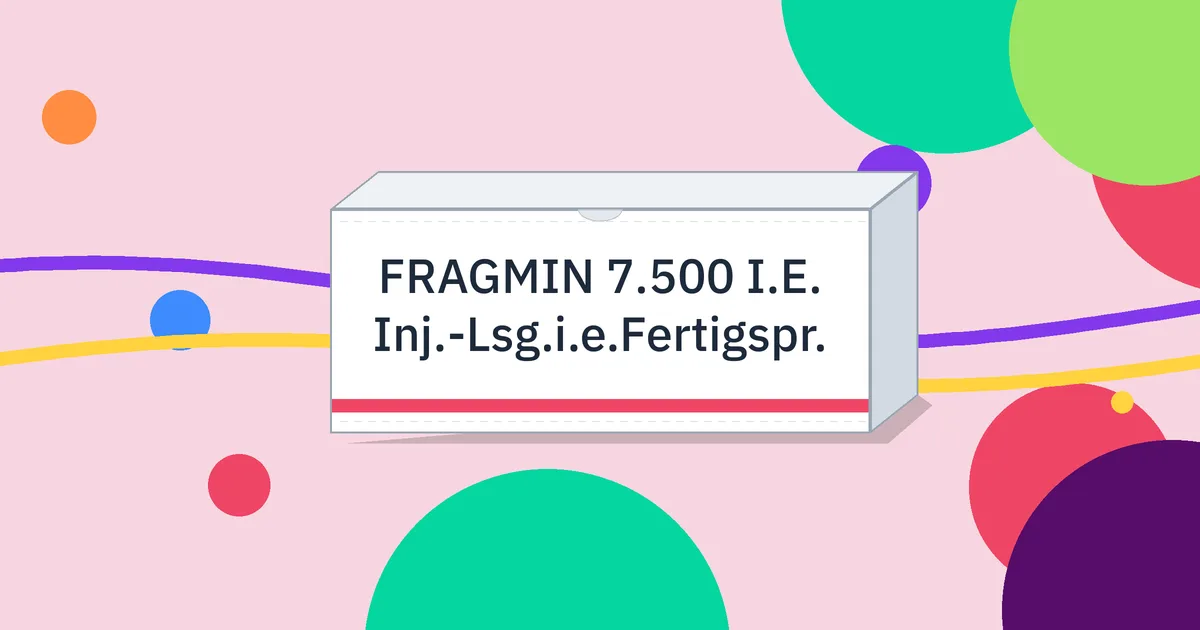 Symbolbild: Packung mit der Aufschrift FRAGMIN 7.500 I.E. Inj.-Lsg.i.e.Fertigspr. (PZN 17185570) – Verfügbarkeit und Bezug in Apotheken in Frankfurt am Main