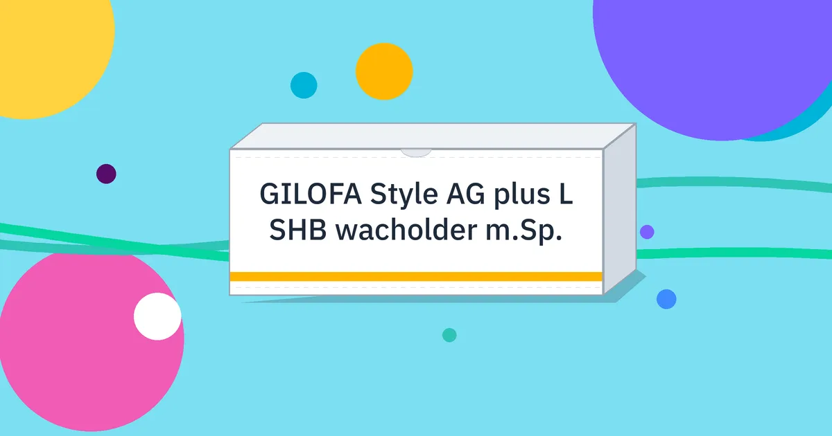 Symbolbild: Packung mit der Aufschrift GILOFA Style AG plus L SHB wacholder m.Sp. (PZN 16728063) – Verfügbarkeit und Bezug in Apotheken in Frankfurt am Main
