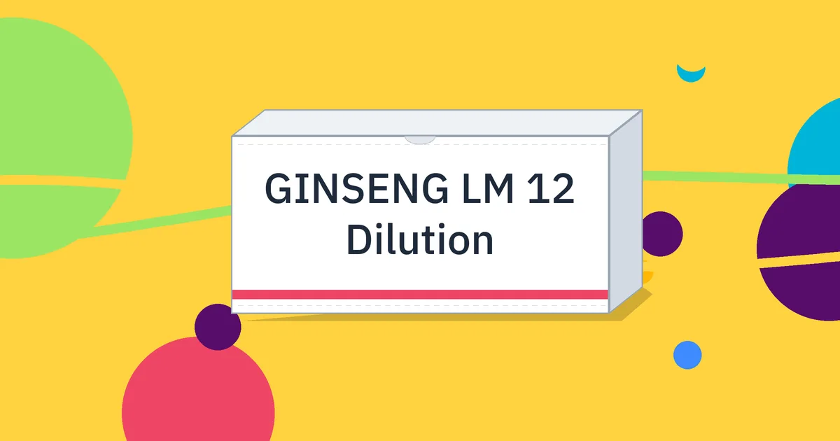 Symbolbild: Packung mit der Aufschrift GINSENG LM 12 Dilution (PZN 12878541) – Verfügbarkeit und Bezug in Apotheken in Frankfurt am Main
