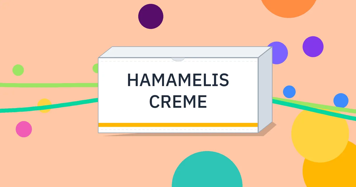 Symbolbild: Packung mit der Aufschrift HAMAMELIS CREME (PZN 19778506) – Verfügbarkeit und Bezug in Apotheken in Frankfurt am Main