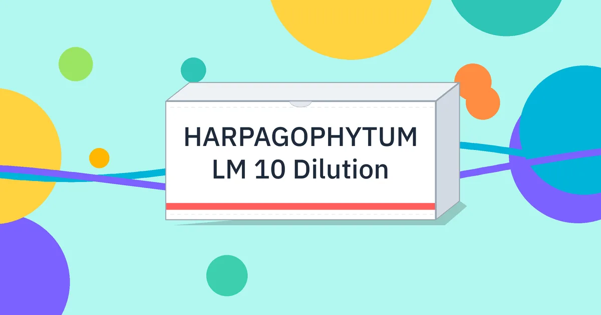 Symbolbild: Packung mit der Aufschrift HARPAGOPHYTUM LM 10 Dilution (PZN 13550676) – Verfügbarkeit und Bezug in Apotheken in Frankfurt am Main