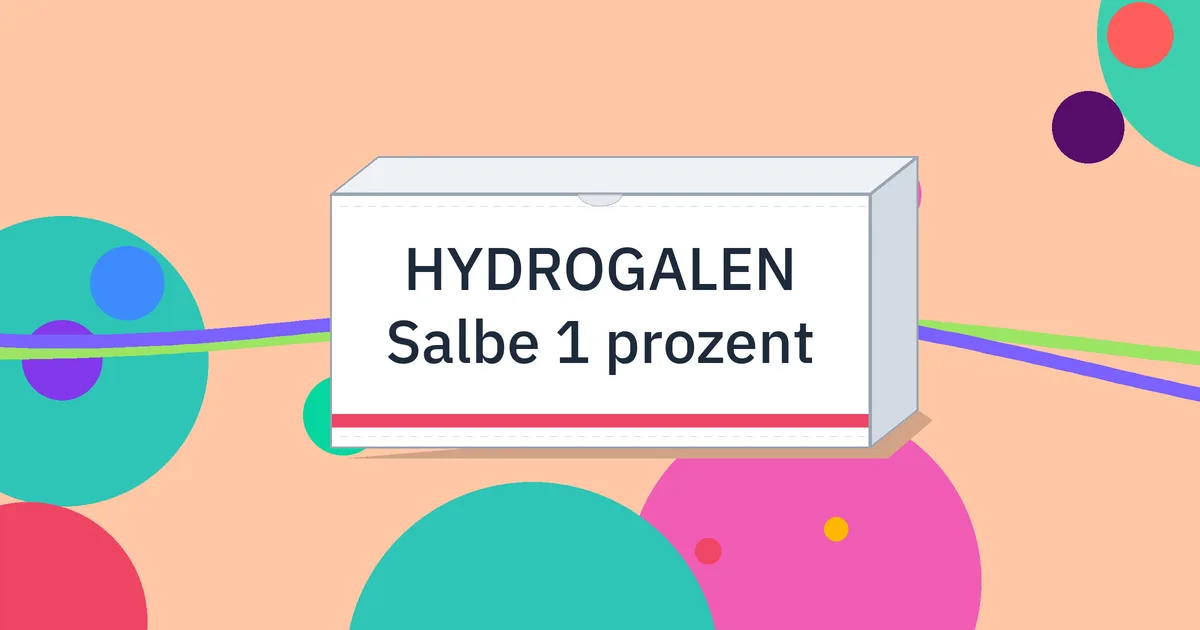 Symbolbild: Packung mit der Aufschrift HYDROGALEN Salbe 1 prozent (PZN 08604418) – Verfügbarkeit und Bezug in Apotheken in Frankfurt am Main
