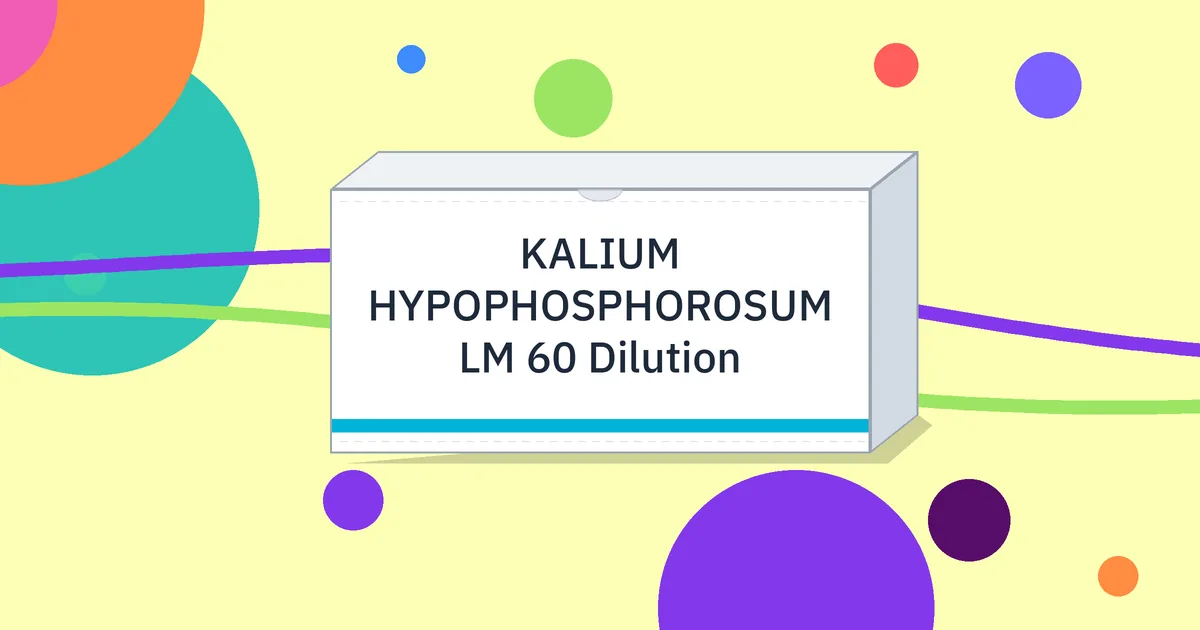 Symbolbild: Packung mit der Aufschrift KALIUM HYPOPHOSPHOROSUM LM 60 Dilution (PZN 12922236) – Verfügbarkeit und Bezug in Apotheken in Frankfurt am Main