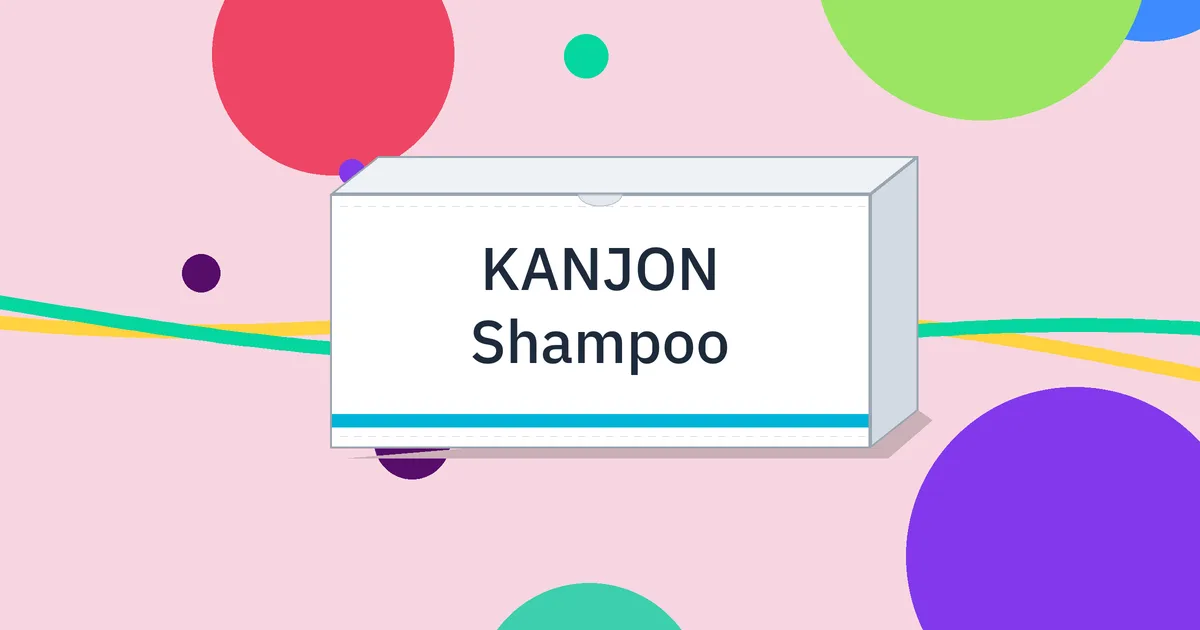 Symbolbild: Packung mit der Aufschrift KANJON Shampoo (PZN 01796610) – Verfügbarkeit und Bezug in Apotheken in Frankfurt am Main