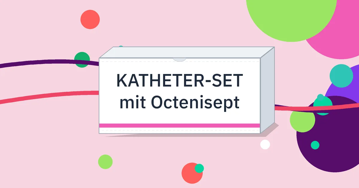 Symbolbild: Packung mit der Aufschrift KATHETER-SET mit Octenisept (PZN 12490179) – Verfügbarkeit und Bezug in Apotheken in Frankfurt am Main